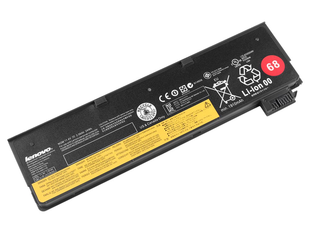 Original 3 Zellen 2.06mAh 24Whr Akku Lenovo Thinkpad T450s T550 L450