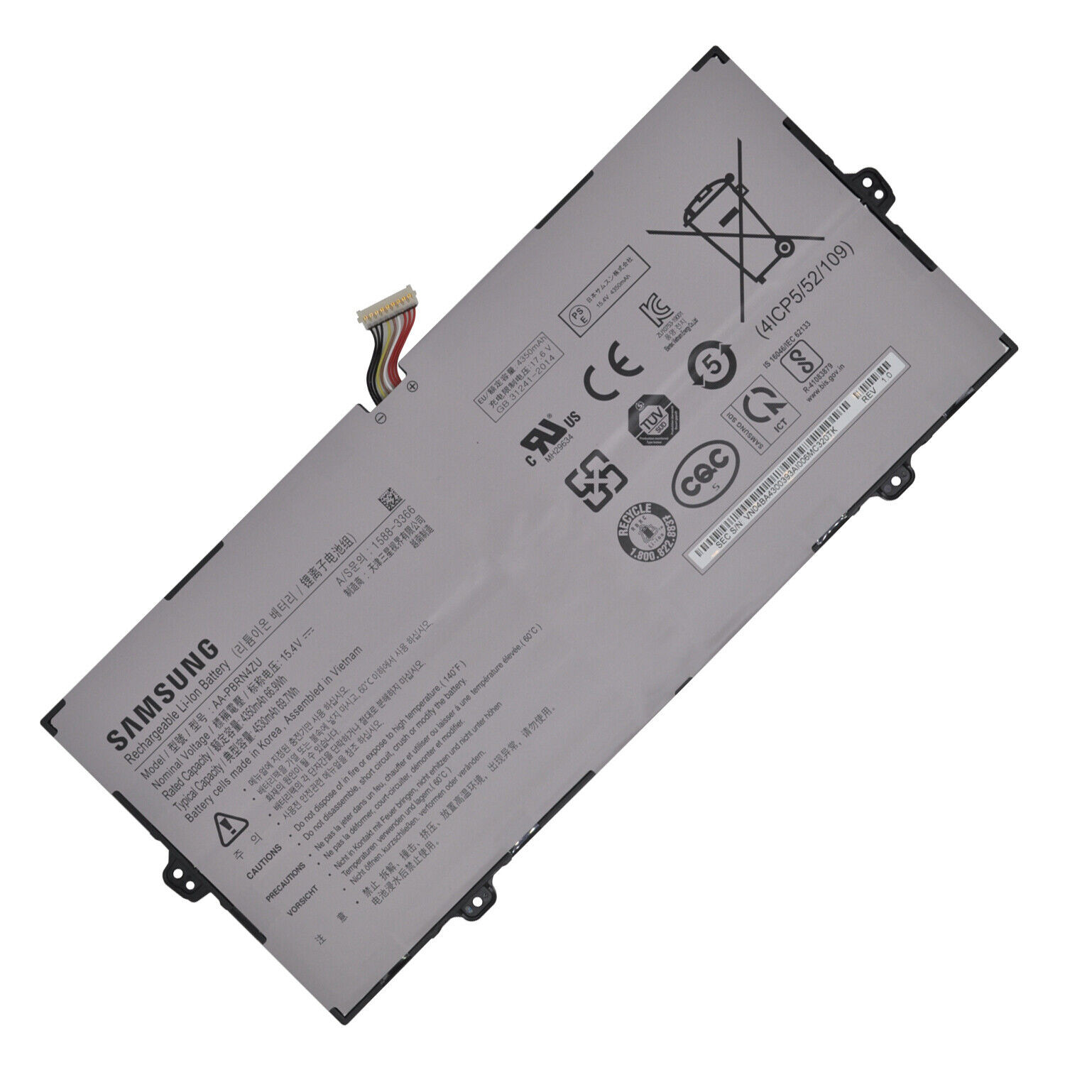 Original Samsung Galaxy Book Ion NP950XCJ-X01DE Akku 4350mAh 66.9Wh 6 ...